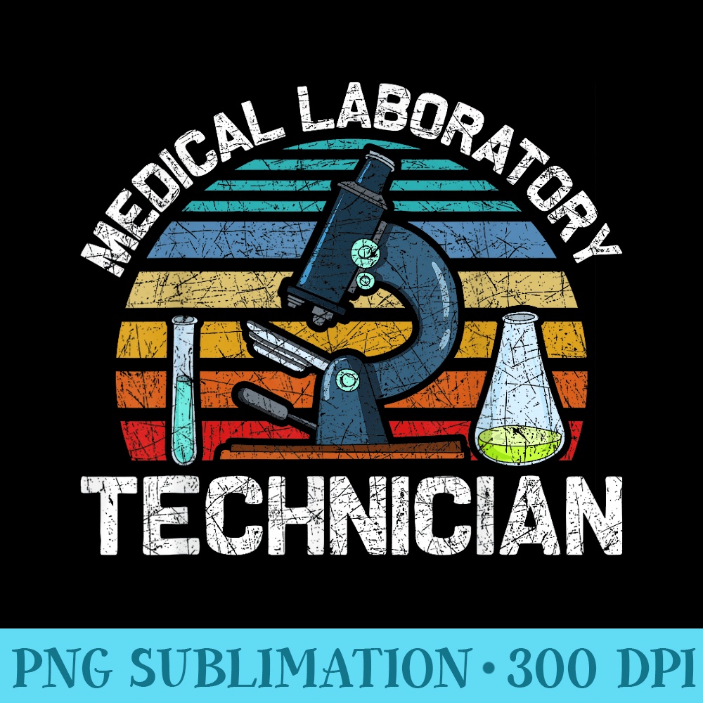 Lab Scientist Retro Geek Medical Laboratory Technician - PNG | Inspire ...