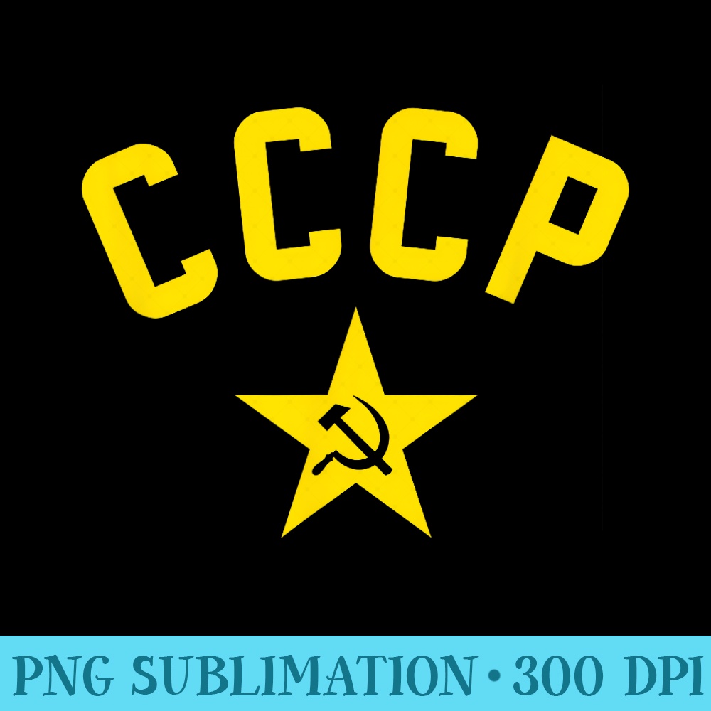 CCCP Hockey Russia T - Unique PNG Artwork | Inspire Uplift