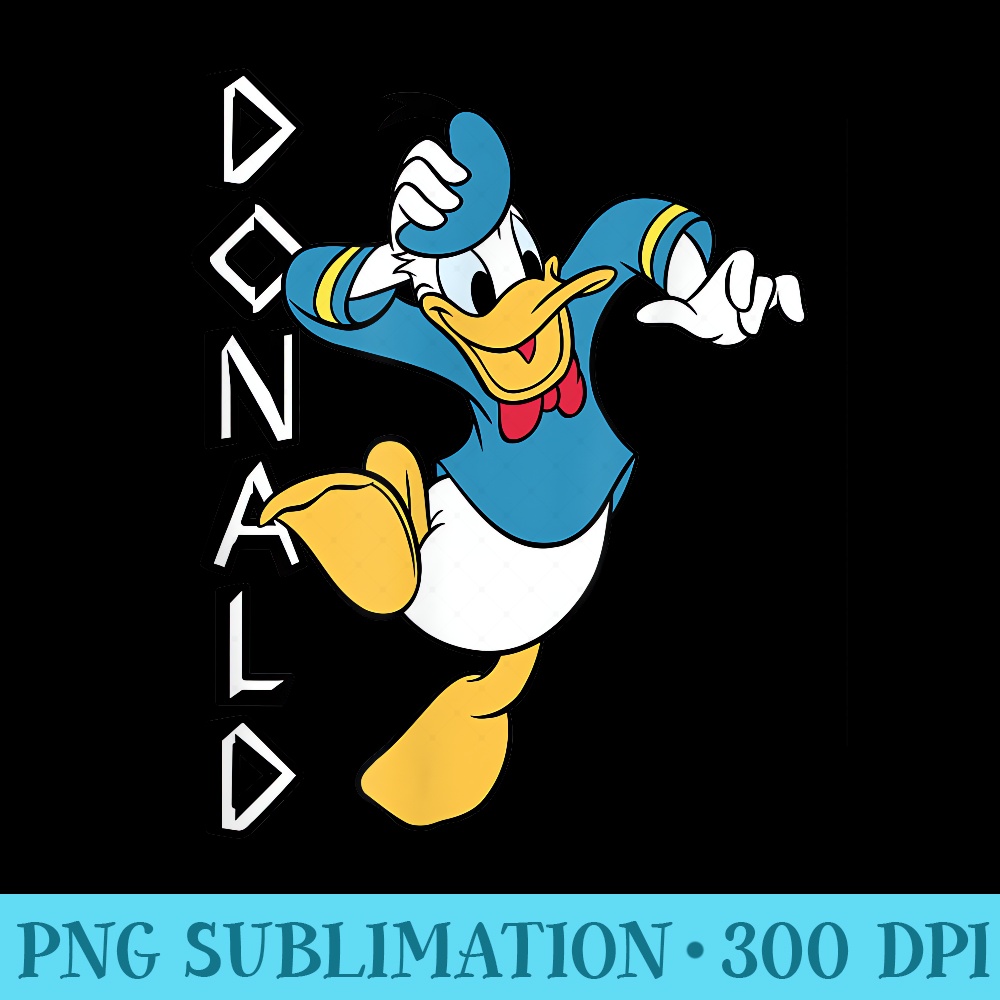 Donald Duck Duck Jumping - PNG design downloads | Inspire Uplift
