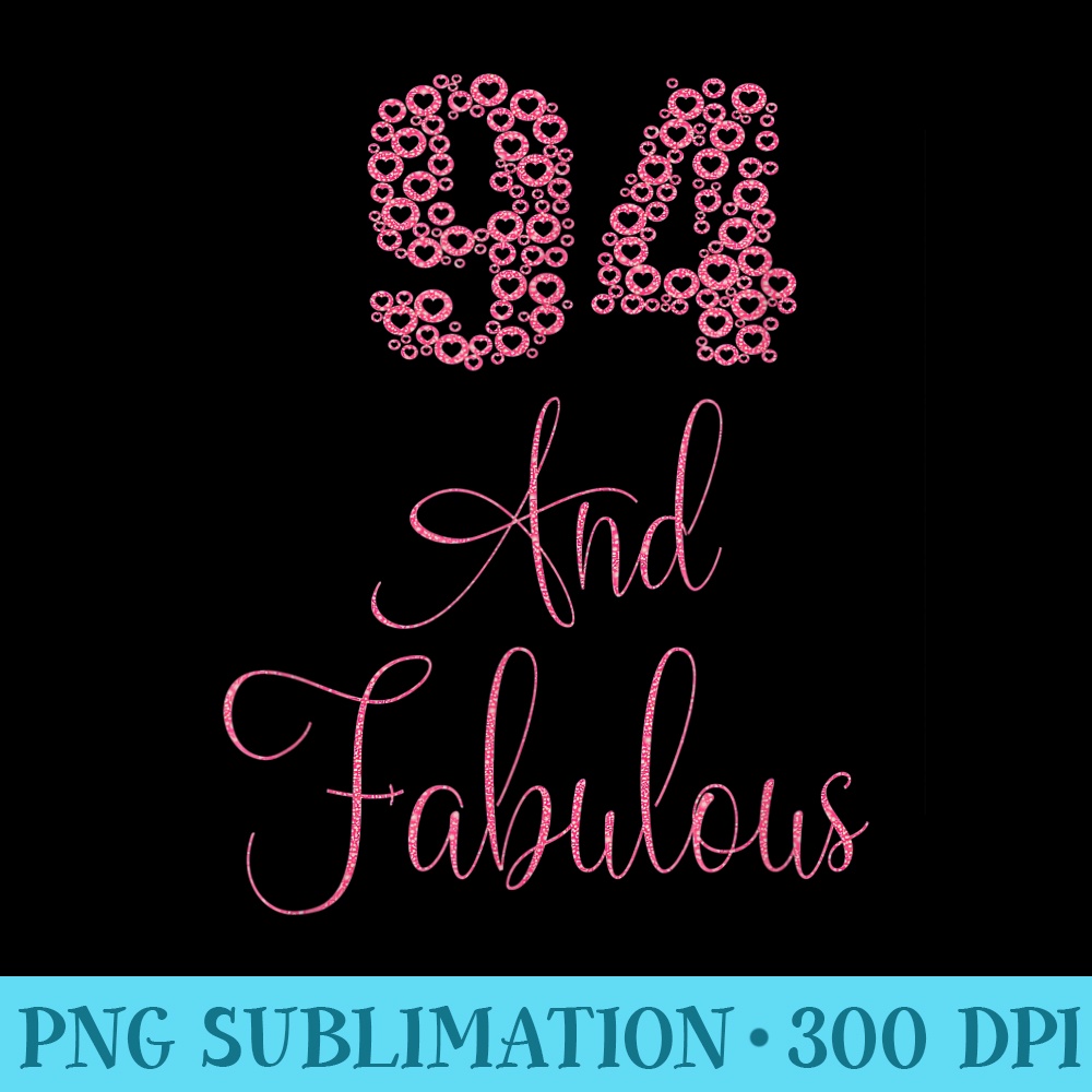 94 And Fabulous Happy 94th Birthday Idea For Woman - PNG Ima | Inspire ...