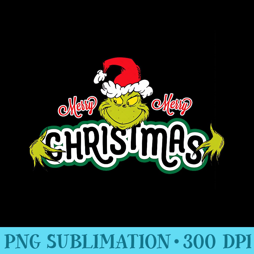 Dr. Seuss Grinch Hugs Christmas Premium - Unique PNG Artwork | Inspire ...