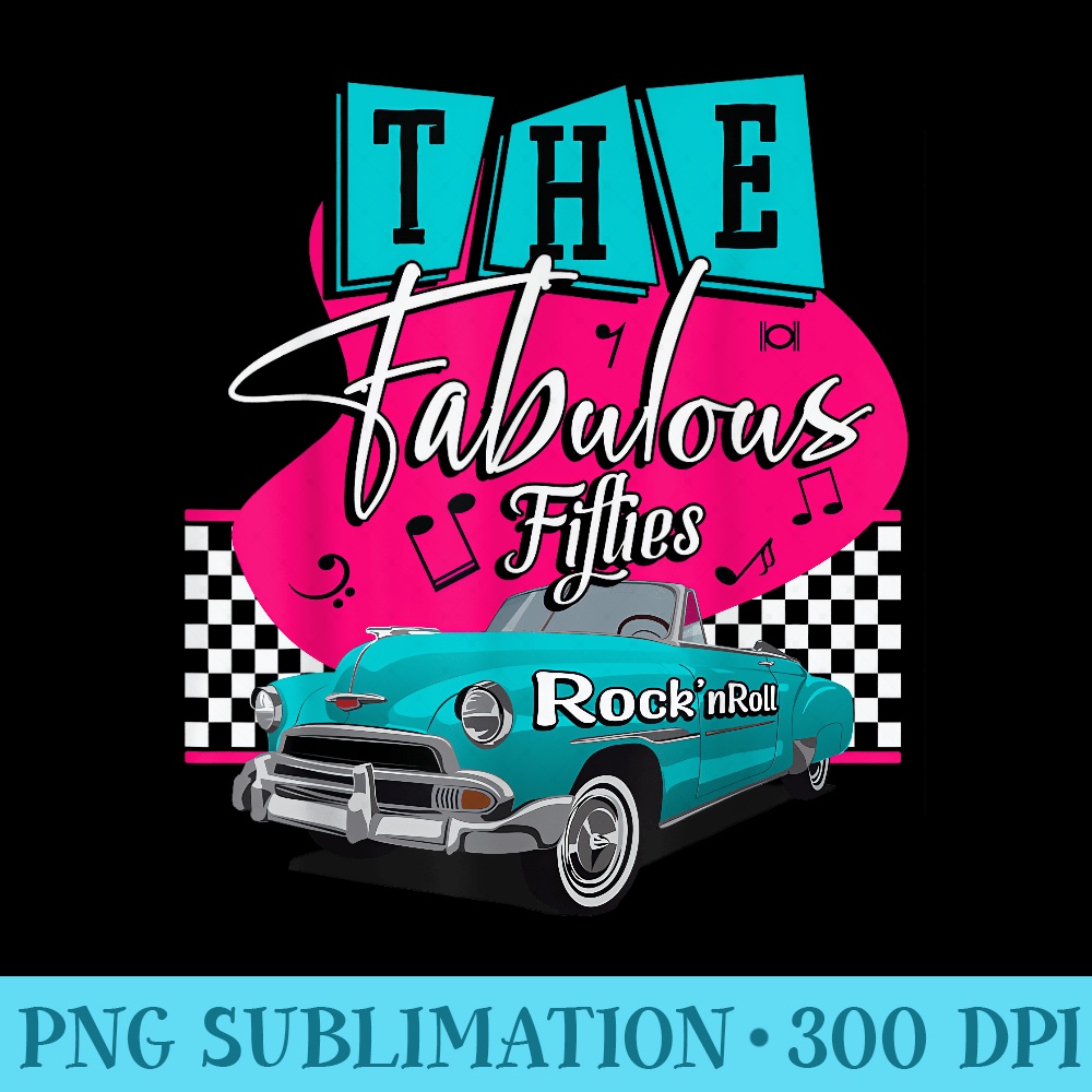 50s Hip Hop Retro 1950s Party Vintage Dance Car Fabulous - S | Inspire ...