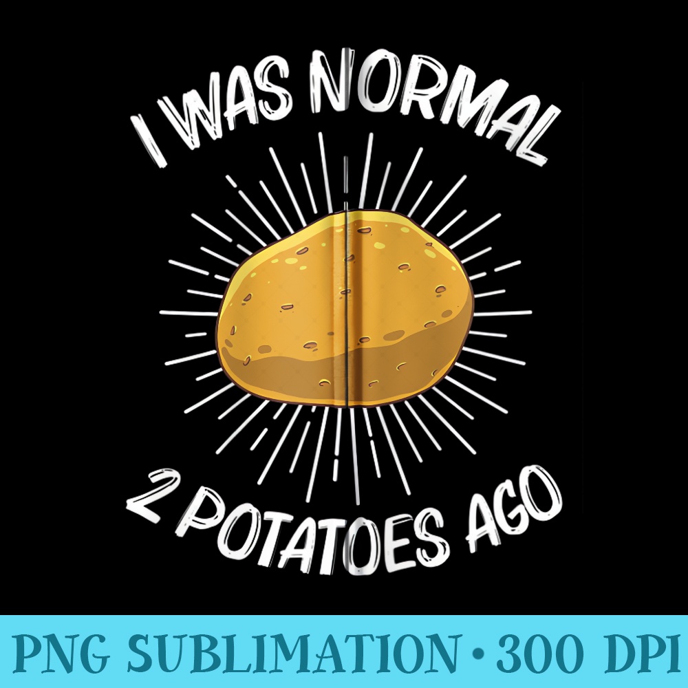 Funny Potato For Cute Potato Tater Spud Lover - Free PNG Dow | Inspire ...