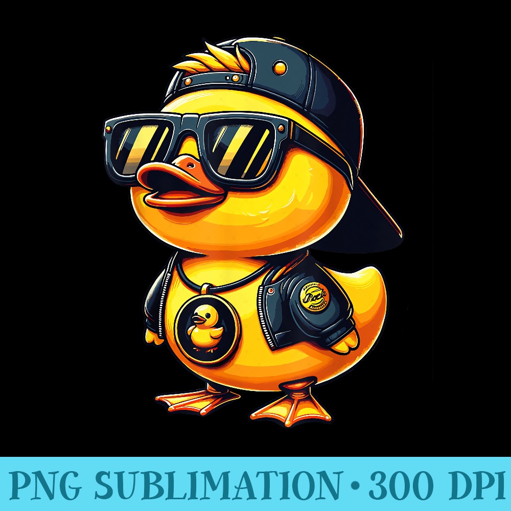 Funny rubber Duck For , Duck Cool Duck - Ready To Print PNG | Inspire ...