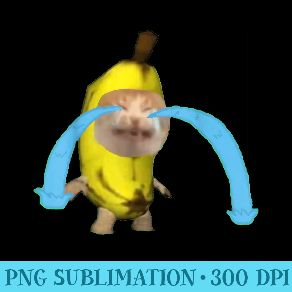 crying banana cat - PNG Download Source | Inspire Uplift