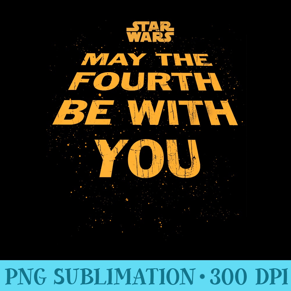 Star Wars May The Fourth Be With You Tilted Logo Poster Prem | Inspire ...