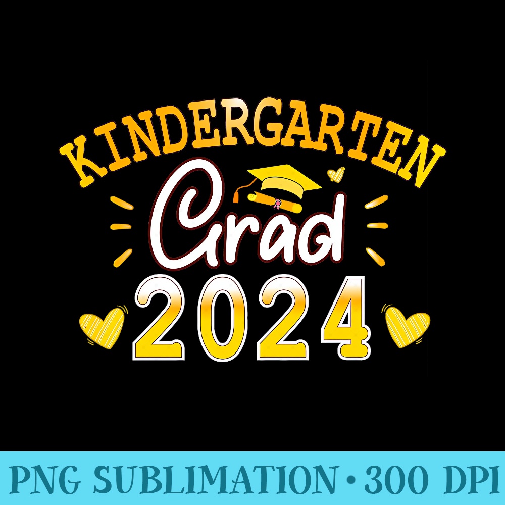 Kindergarten Grad 2024 Celebration Class of 2024 Grad Premiu | Inspire ...