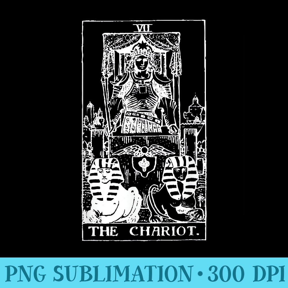 The Chariot Tarot Card VII T Traditional Design - Sublimatio | Inspire ...