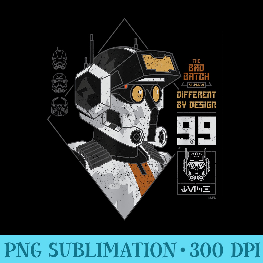 Star Wars The Bad Batch Tech Different by Design - Mug Subli | Inspire ...