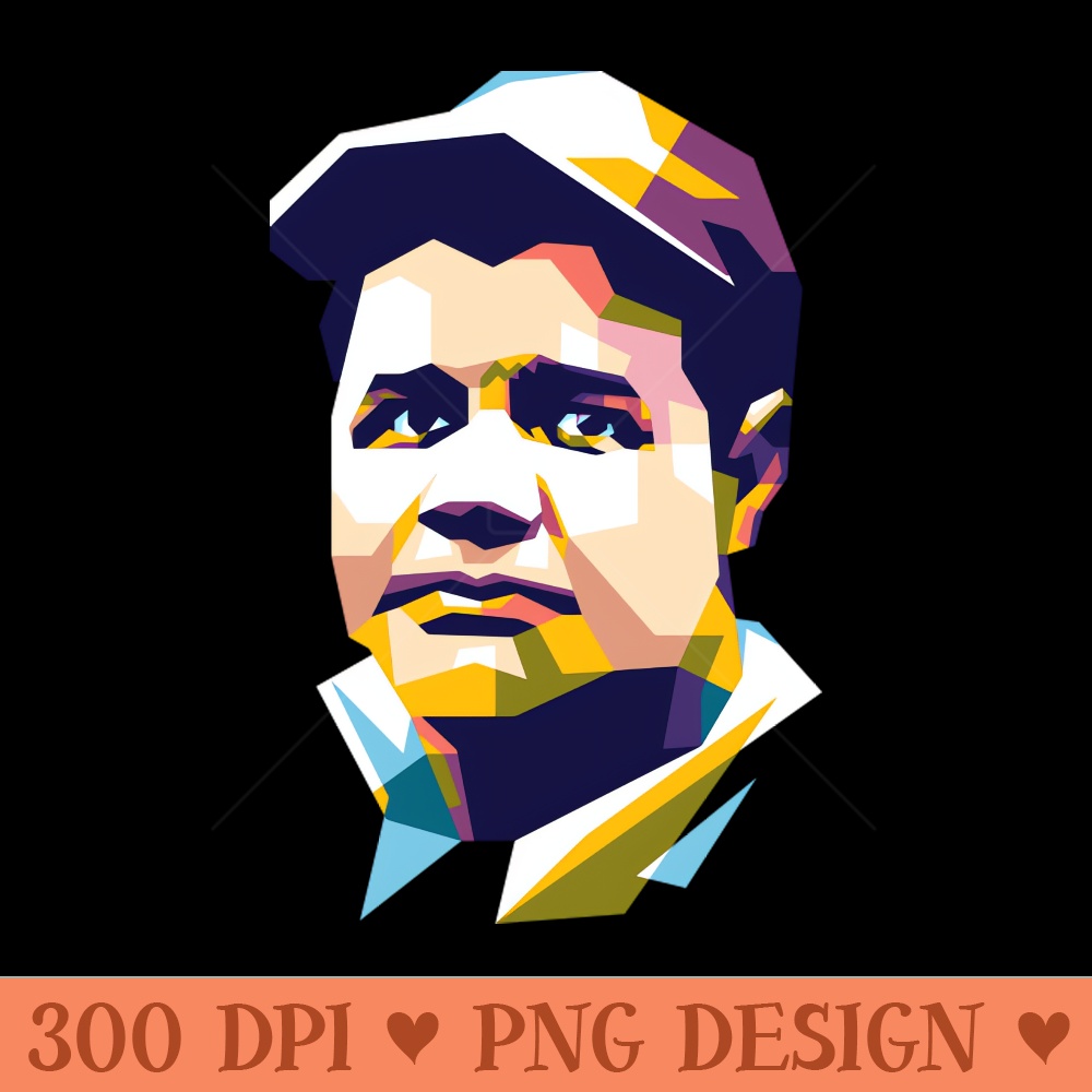 Babe Ruth - Transparent PNG Design | Inspire Uplift