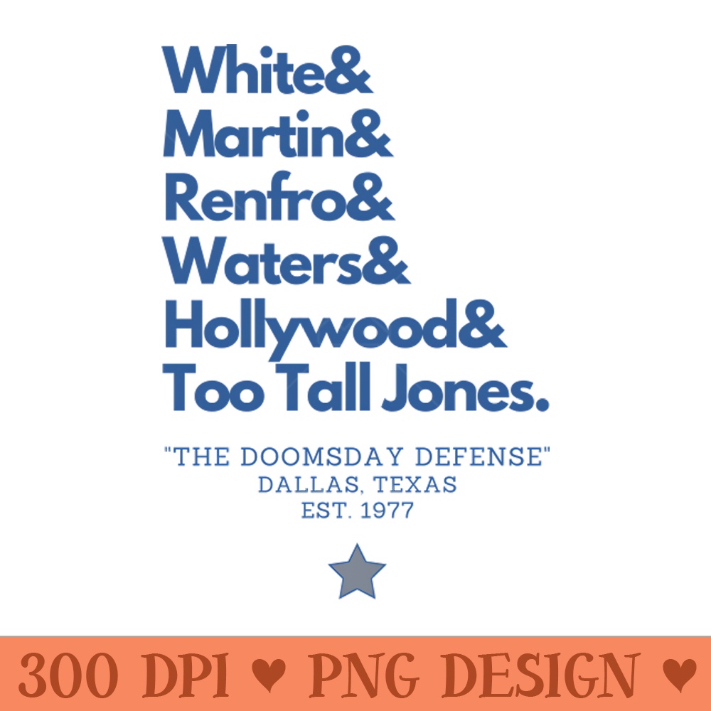 The Doomsday Defense of Dallas - Download PNG Artwork | Inspire Uplift