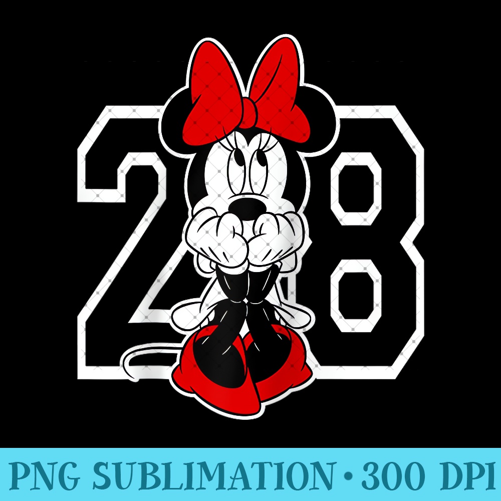 Disney Minnie Mouse 28 Raglan Baseball - PNG Prints - Unleas | Inspire ...