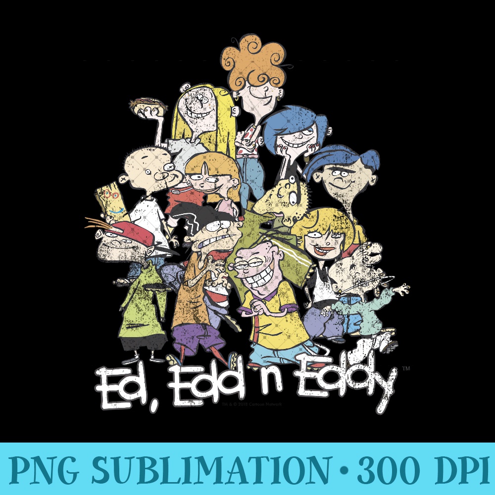 CN Ed, Edd N Eddy Group Shot Logo - PNG Graphics - Instant A | Inspire ...