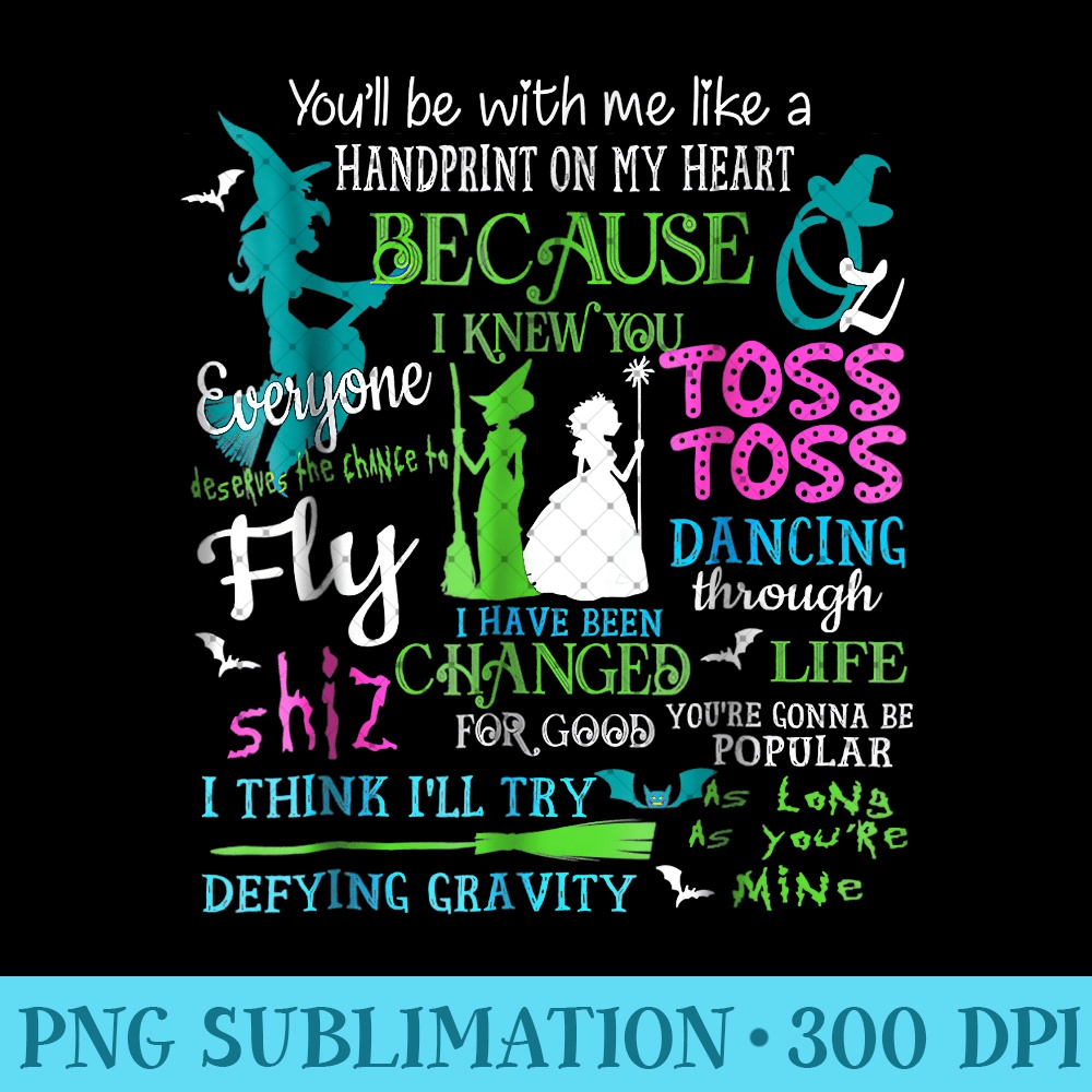 Wicked Musical Svgs For Fans | Inspire Uplift