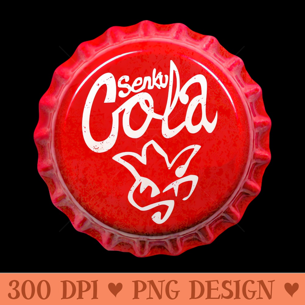 Senku Cola Bottle C - Sublimation printables PNG download | Inspire Uplift