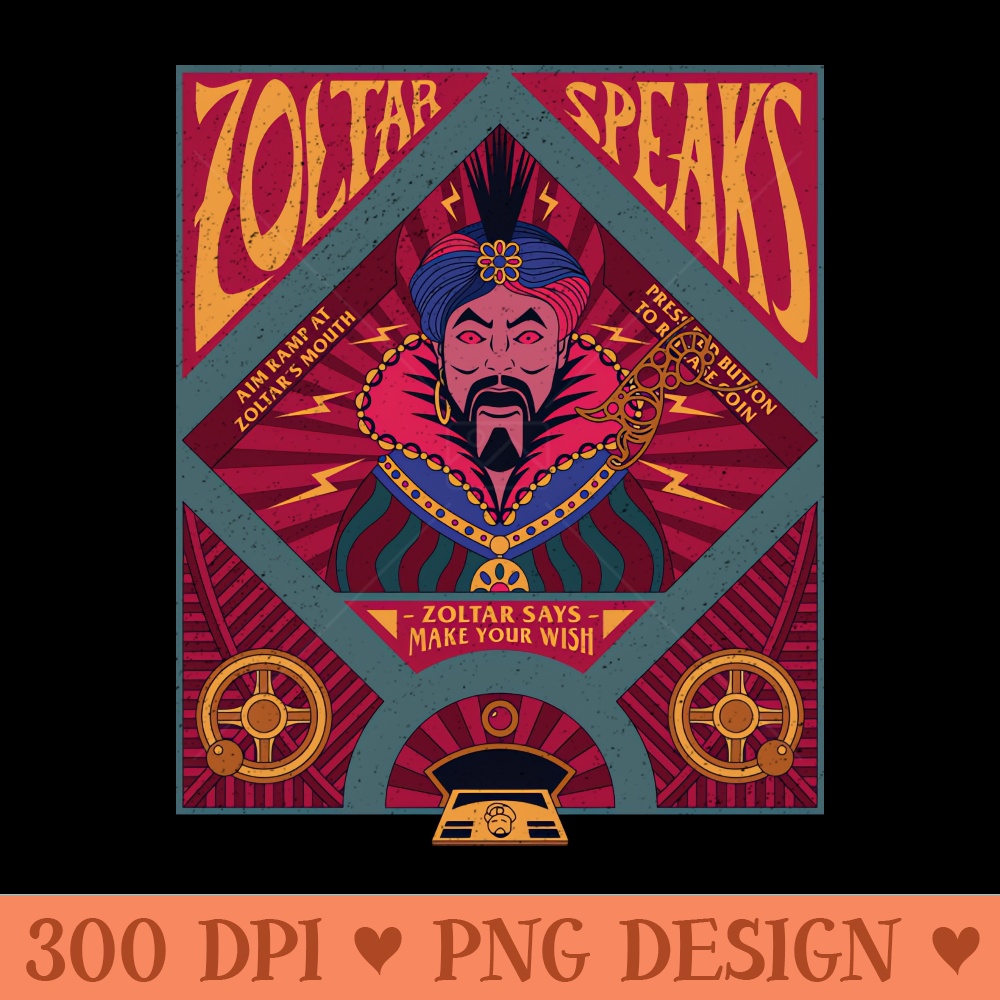 Fortune Teller Machine from 80s mo - PNG design assets | Inspire Uplift