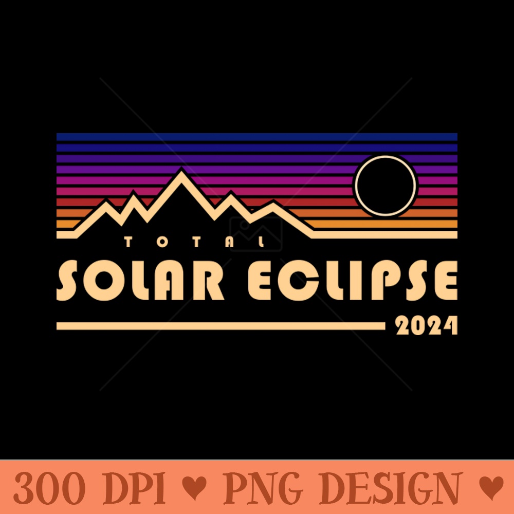 Total Eclipse - Sublimation clipart PNG | Inspire Uplift