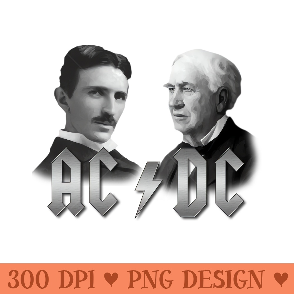 ACDC Tesla vs Edison band PNG, ACDC logo PNG - Unique PNG Ar | Inspire ...