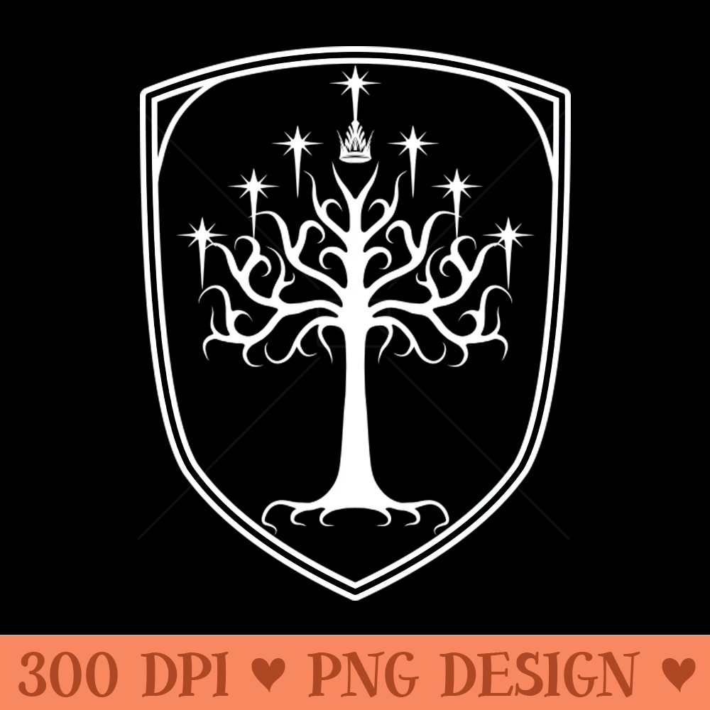 Sigil of Gondor - Printable PNG Images | Inspire Uplift