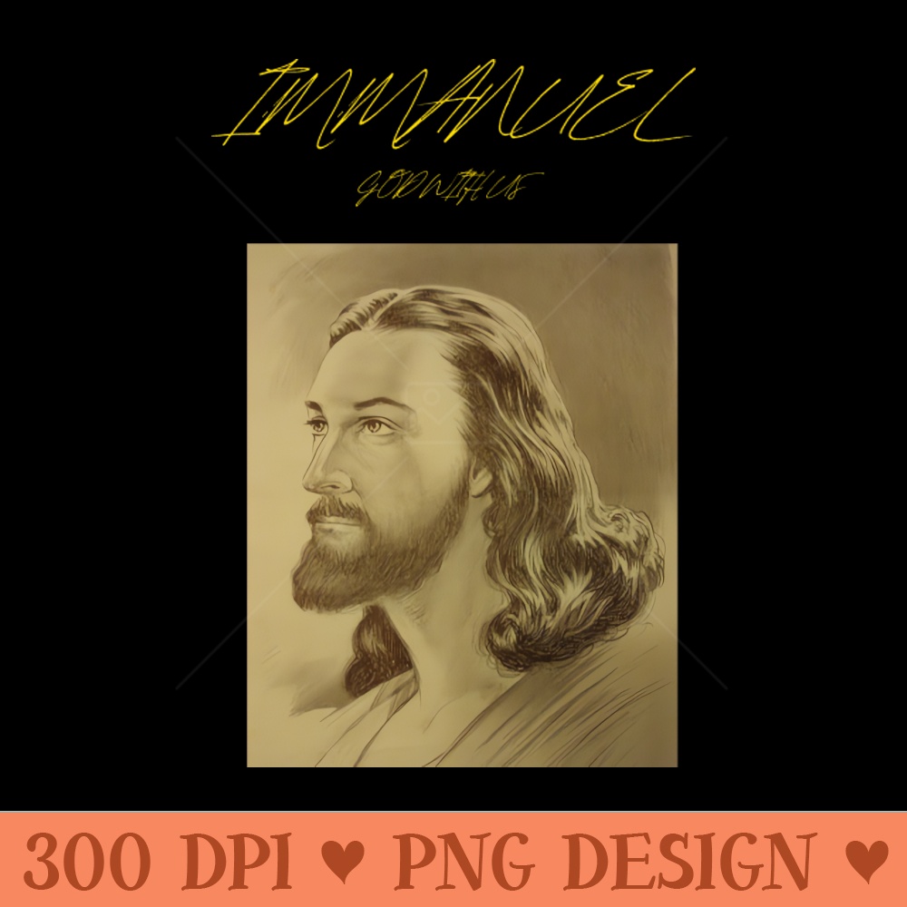 Immanuel - Sublimation PNG Designs - Inspire Uplift
