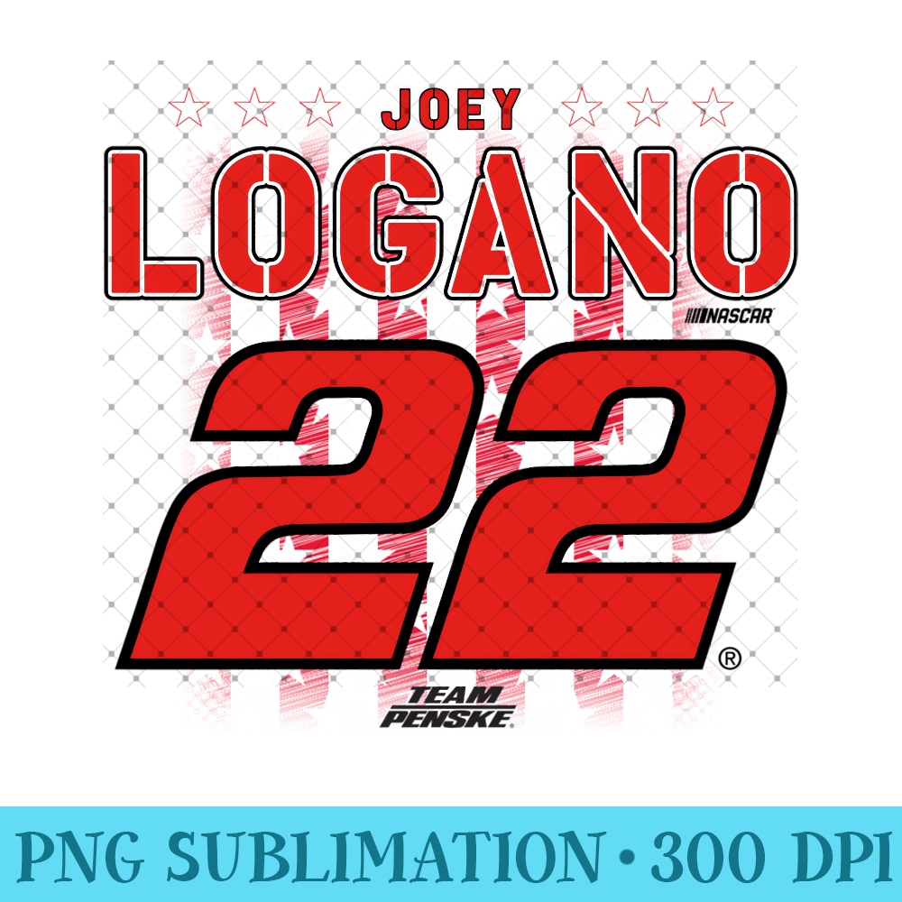 NASCAR - Joey Logano - Flag - High Quality PNG Files | Inspire Uplift