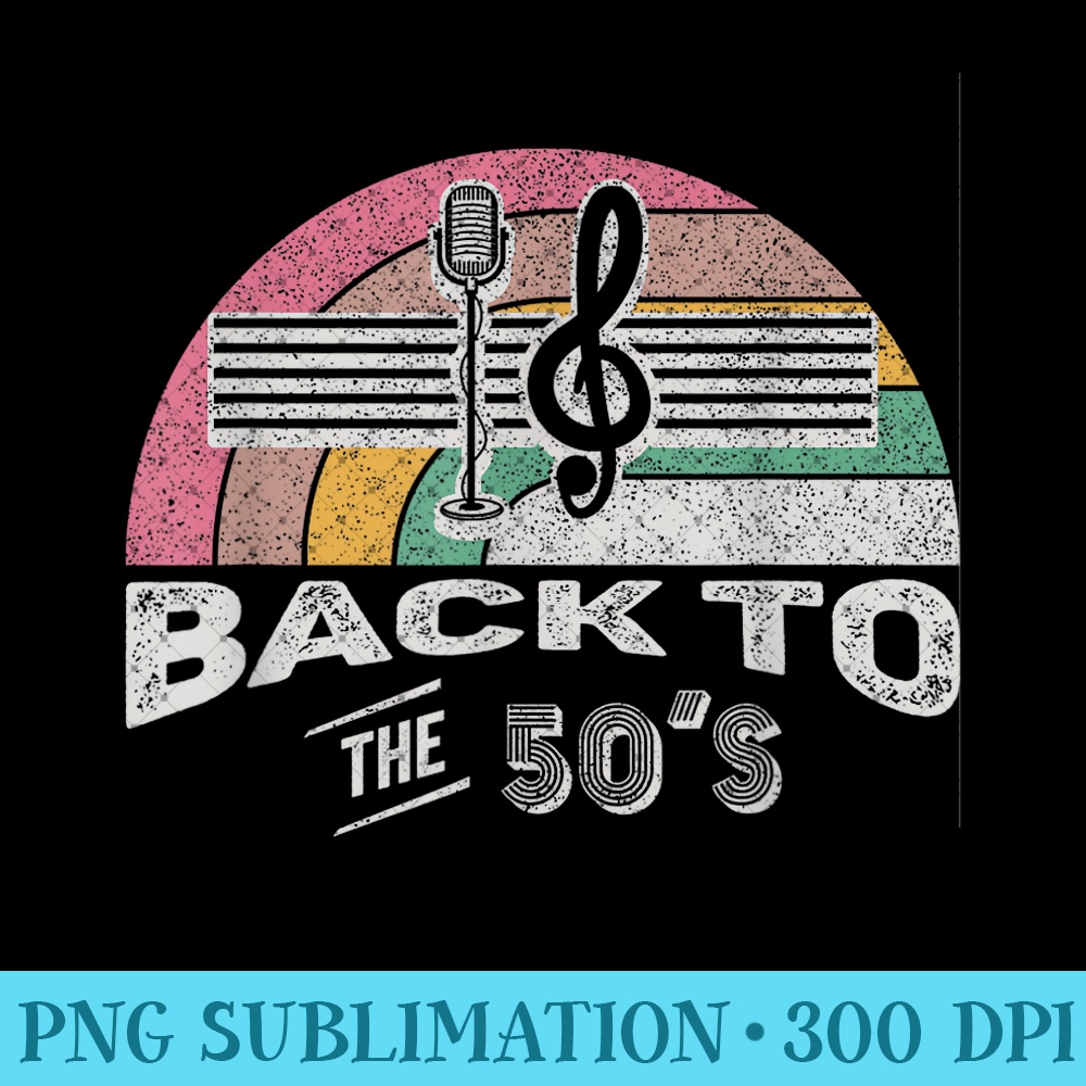 Vintage Retro Sock Hop 50s Rockabilly Print 1950s Greaser - | Inspire ...