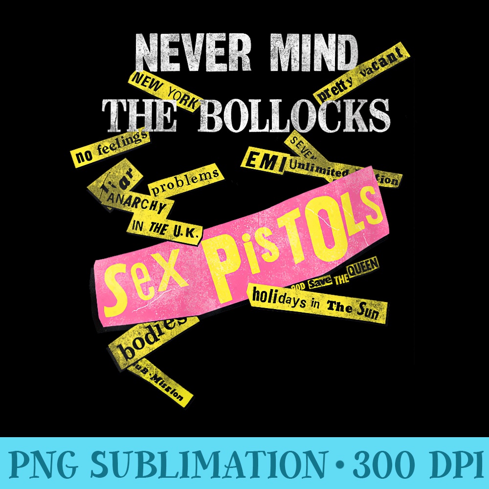 Womens Sex Pistols Official Never Mind The Bollocks Tabs H Inspire 3083