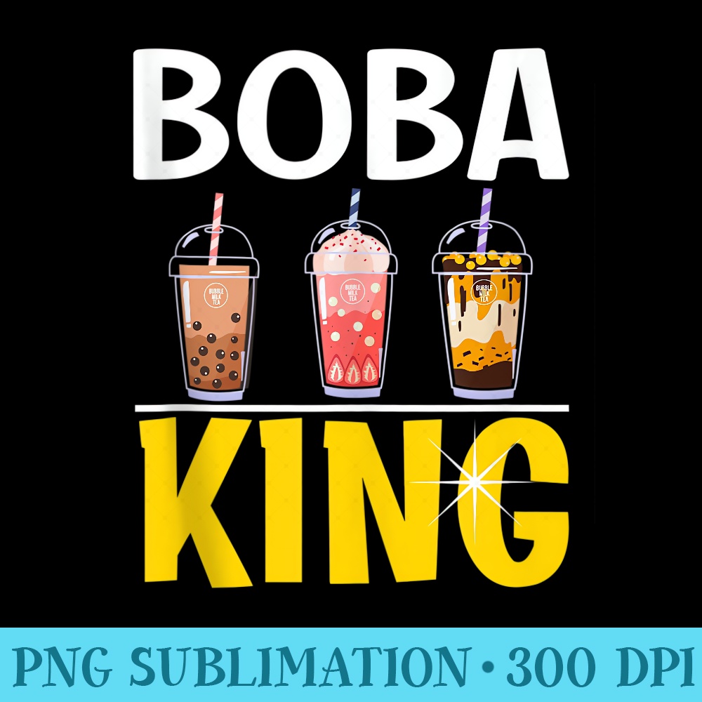 Boba King I Boba - Download Transparent PNG Images | Inspire Uplift