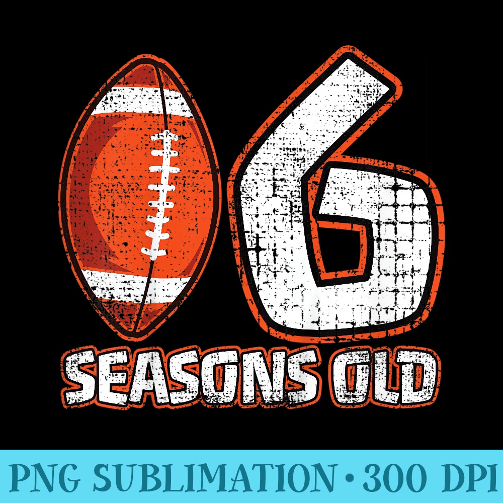 6th Birthday Party Football Six Year Old Football Player - S | Inspire ...