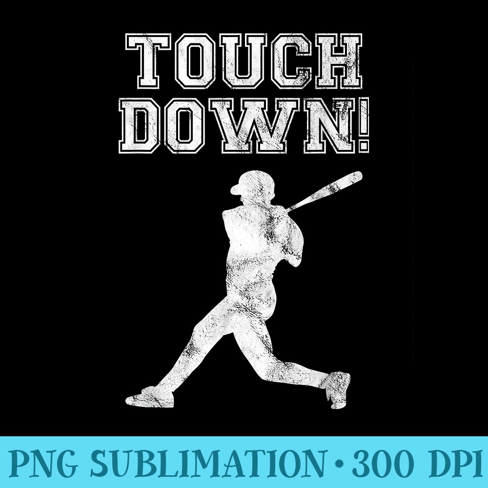 Funny Football Or Baseball Touchdown - PNG Transparent Backg | Inspire ...