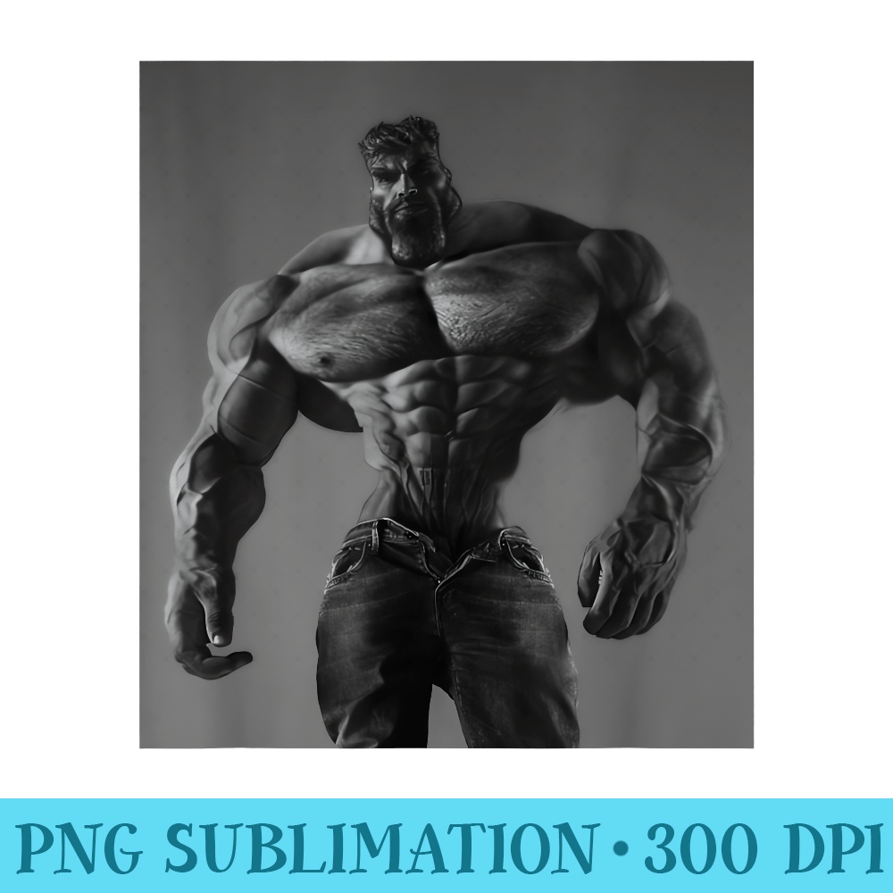 Gigachad Average Sigma Male Grindset Meme - PNG Templates Do | Inspire ...