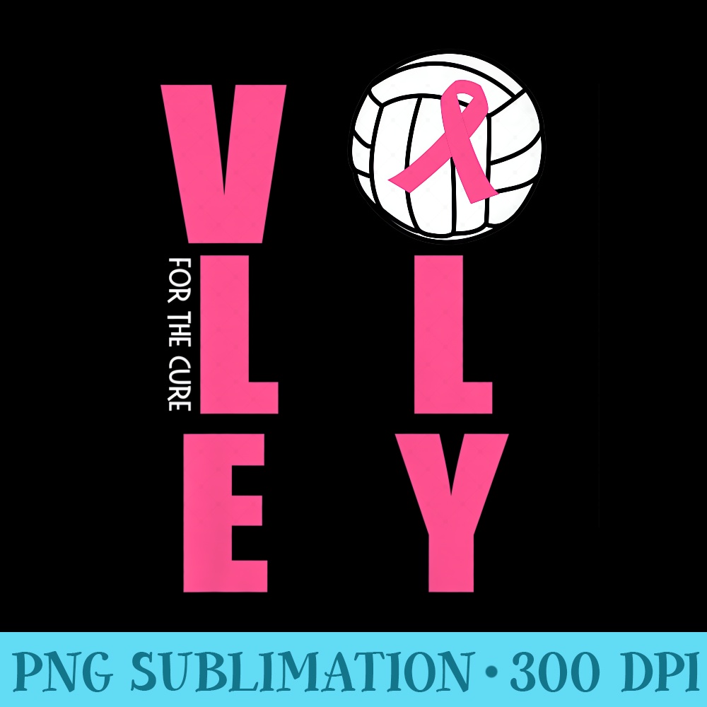 Breast Cancer Volleyball Pink Ribbon Volley for the Cure Pre | Inspire ...