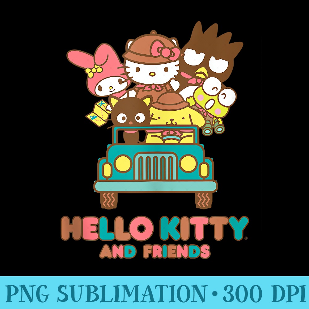 Hello Kitty and Friends Adventure Awaits - Printable PNG Ima | Inspire ...