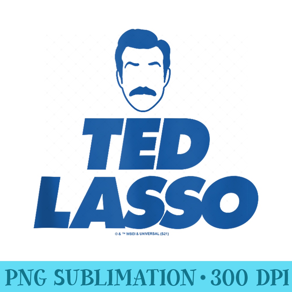 Ted Lasso Outline Logo - Casual Shirt PNG | Inspire Uplift