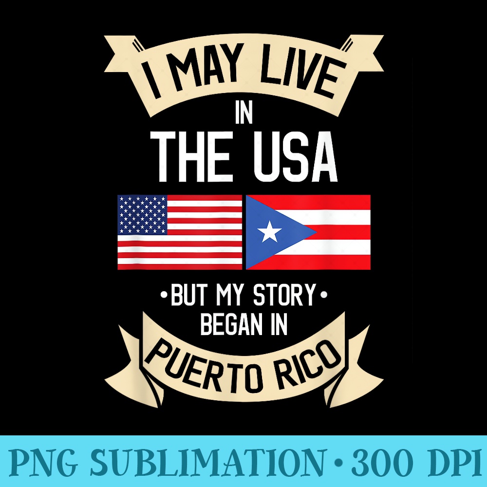 American Flag Puerto Rican Roots Puerto Rico T - Casual Shir | Inspire ...