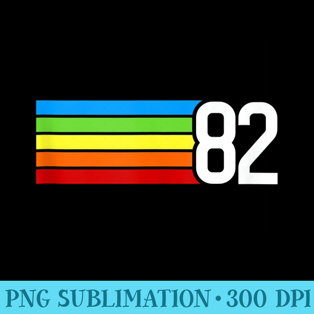 1982 Rainbow - High Resolution PNG Designs - Inspire Uplift