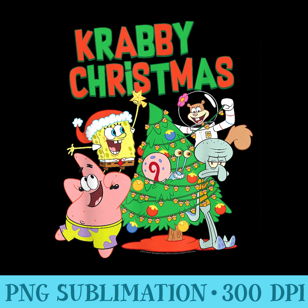 SpongeBob SquarePants Merry Christmas Tree Decorating - Subl | Inspire ...