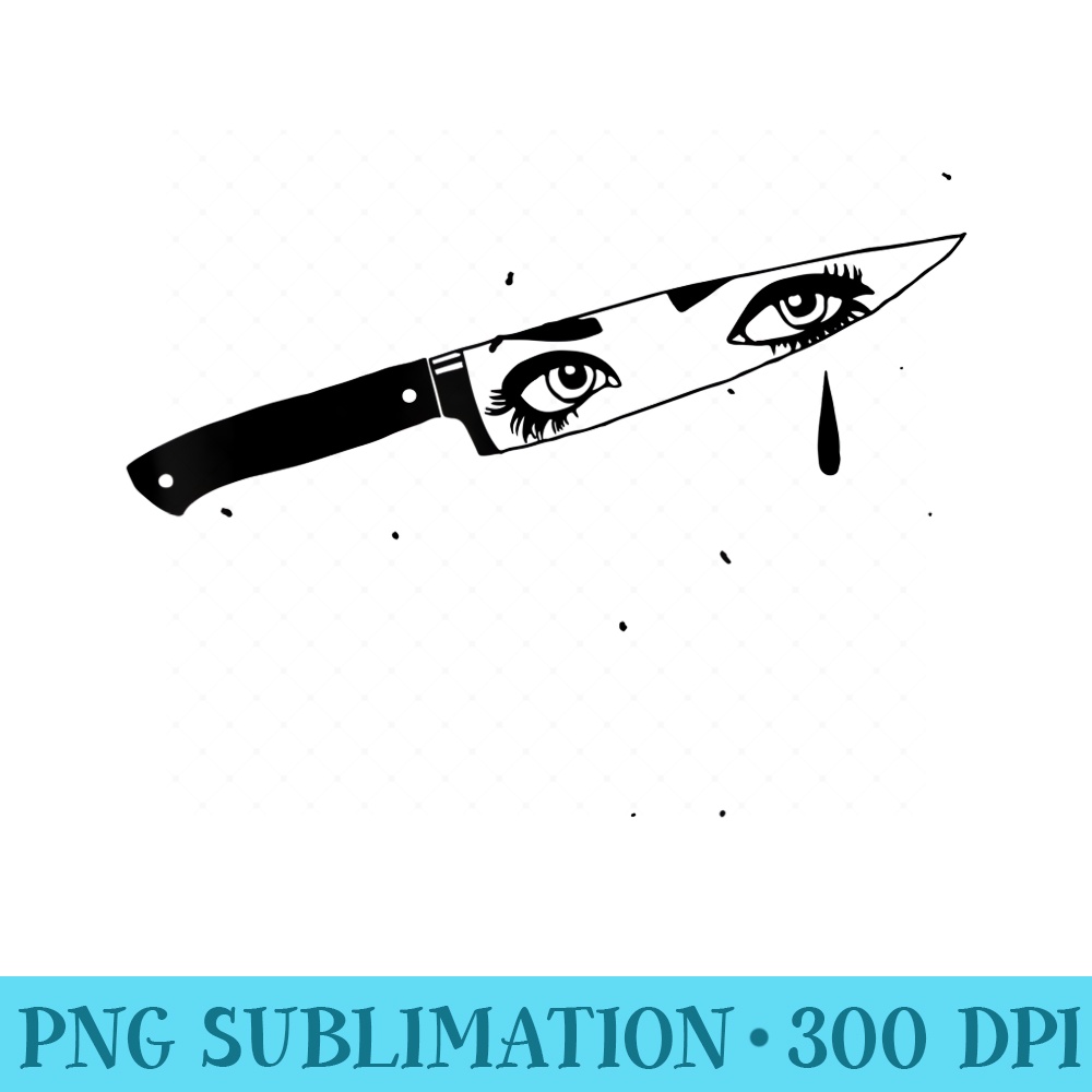 Sad Girl with Knife Crying Eyes Sad Eboy Egirl Aesthetic - D | Inspire ...