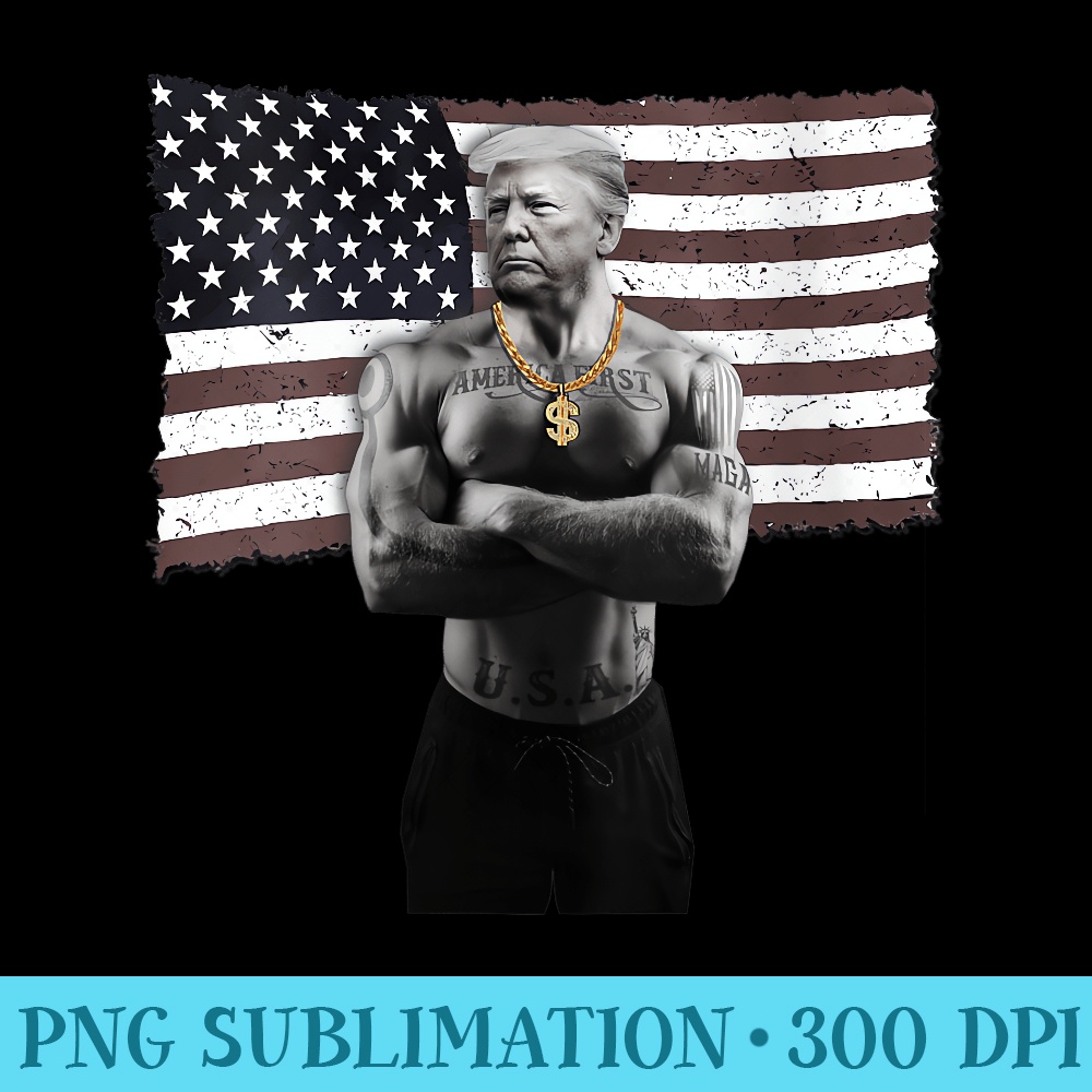 s Gangster Donald Trump Tattoo Republican Funny Hip Hop Chai | Inspire ...