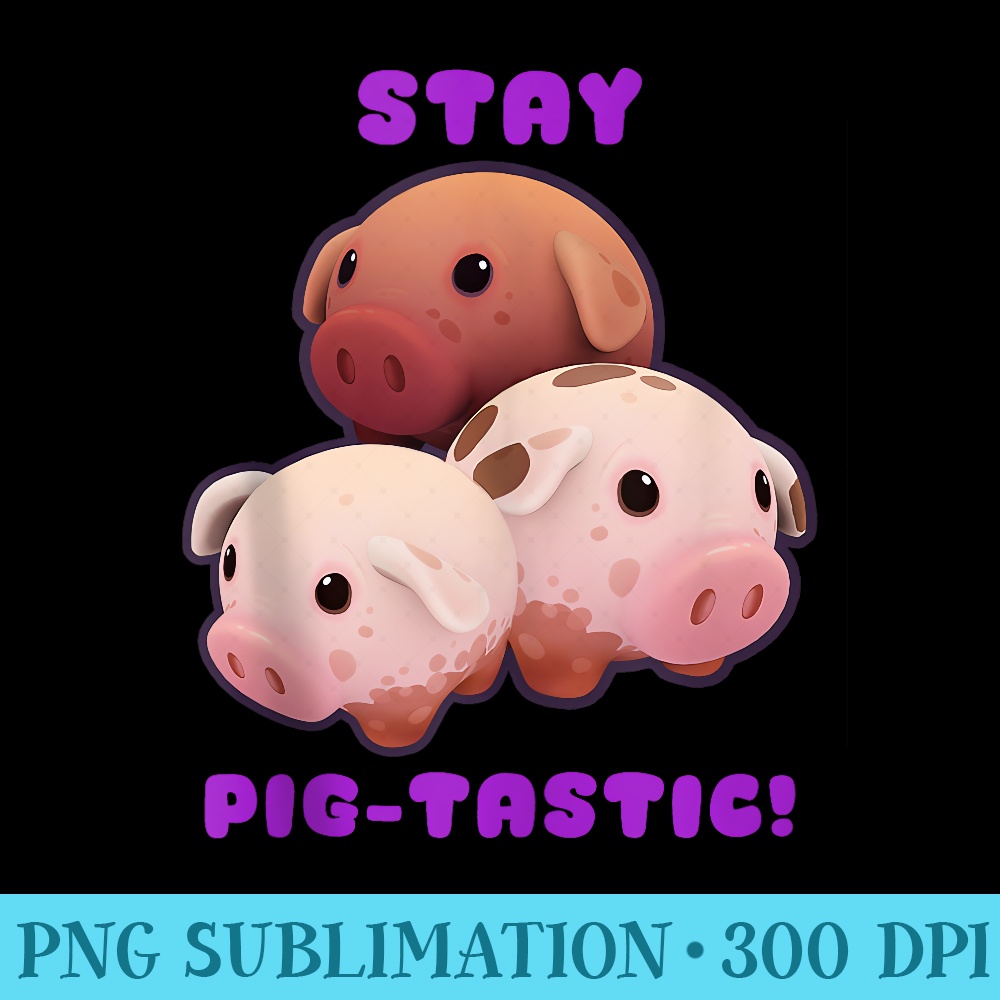 Official Everdream Valley Cute Purple Pigs - PNG Download Da | Inspire ...