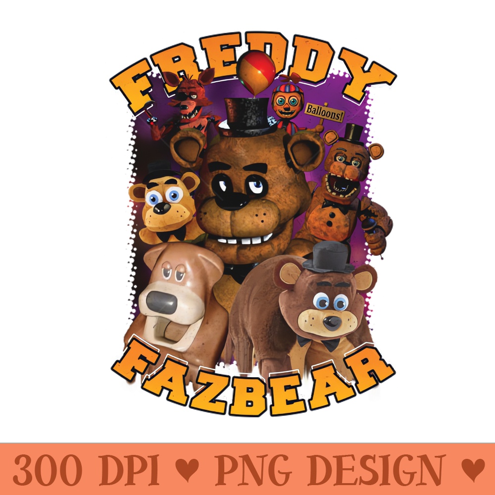 Freddy Fazbear Five Nights At Freddys FNAF - Modern PNG desi | Inspire ...