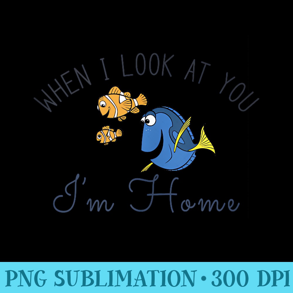 Disney Pixar Finding Nemo Group Shot Home With You - PNG Dow | Inspire ...