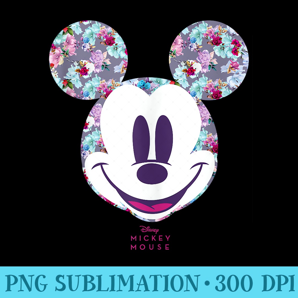 Disney Year of the Mouse Floral Mickey April - PNG Graphics | Inspire ...