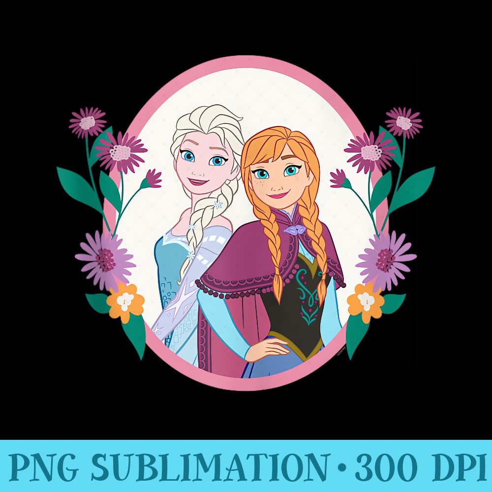 Disney Princess Frozen Elsa and Anna Easter Spring Flowers - | Inspire ...