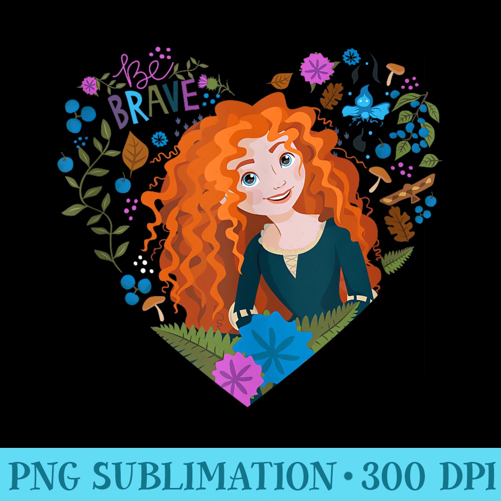 Disney Princess Merida Be Brave - Sublimation graphics PNG | Inspire Uplift