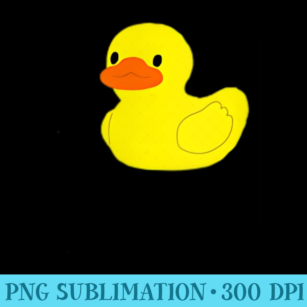 Cute Simple Little Yellow Rubber Ducky Duck Graphic Print - | Inspire ...