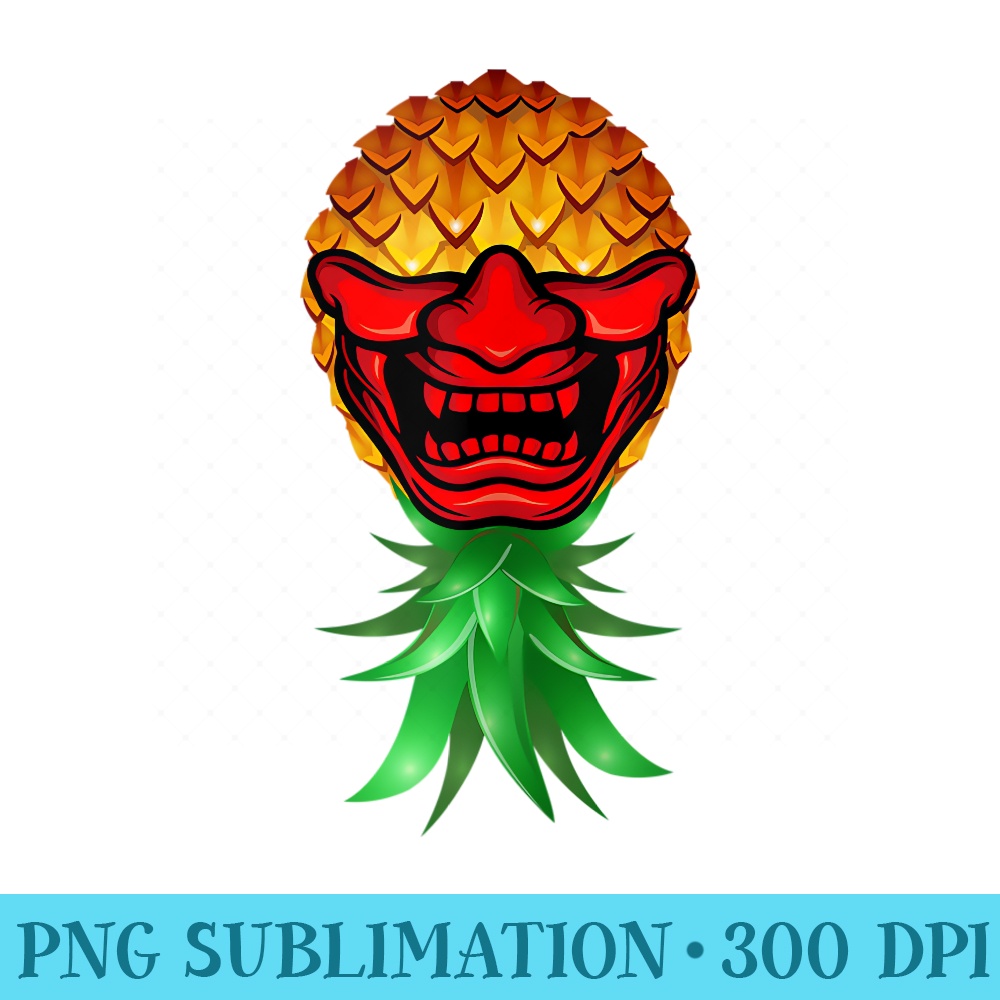 Swinger Upside Down Bad Pineapple Samurai Demon Mask - Free | Inspire ...