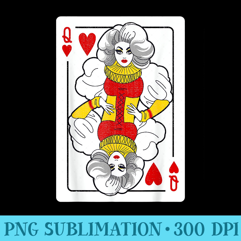 Fabulous Drag Queen of Hearts Drag Queen Fan Yass Slay Werk | Inspire ...