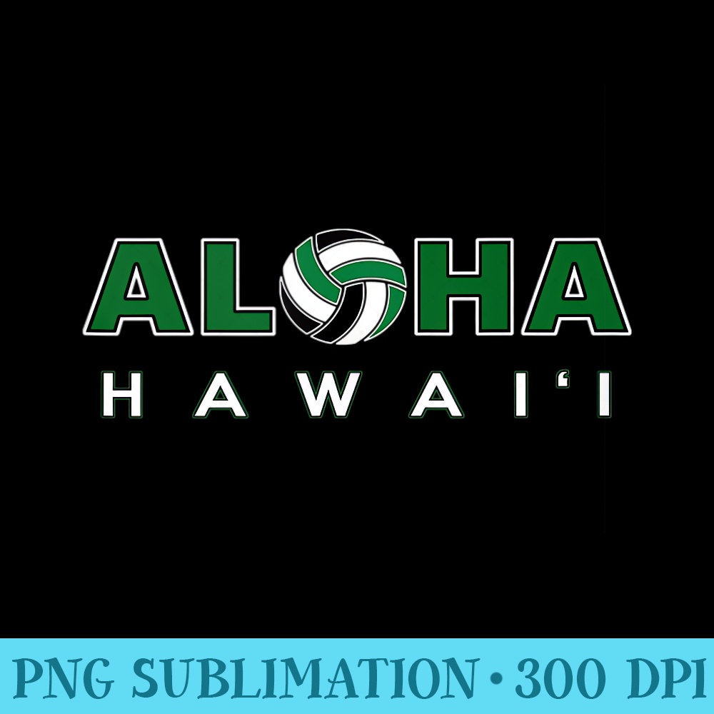ALOHA Hawaii Volleyball - PNG Image Library Download | Inspire Uplift