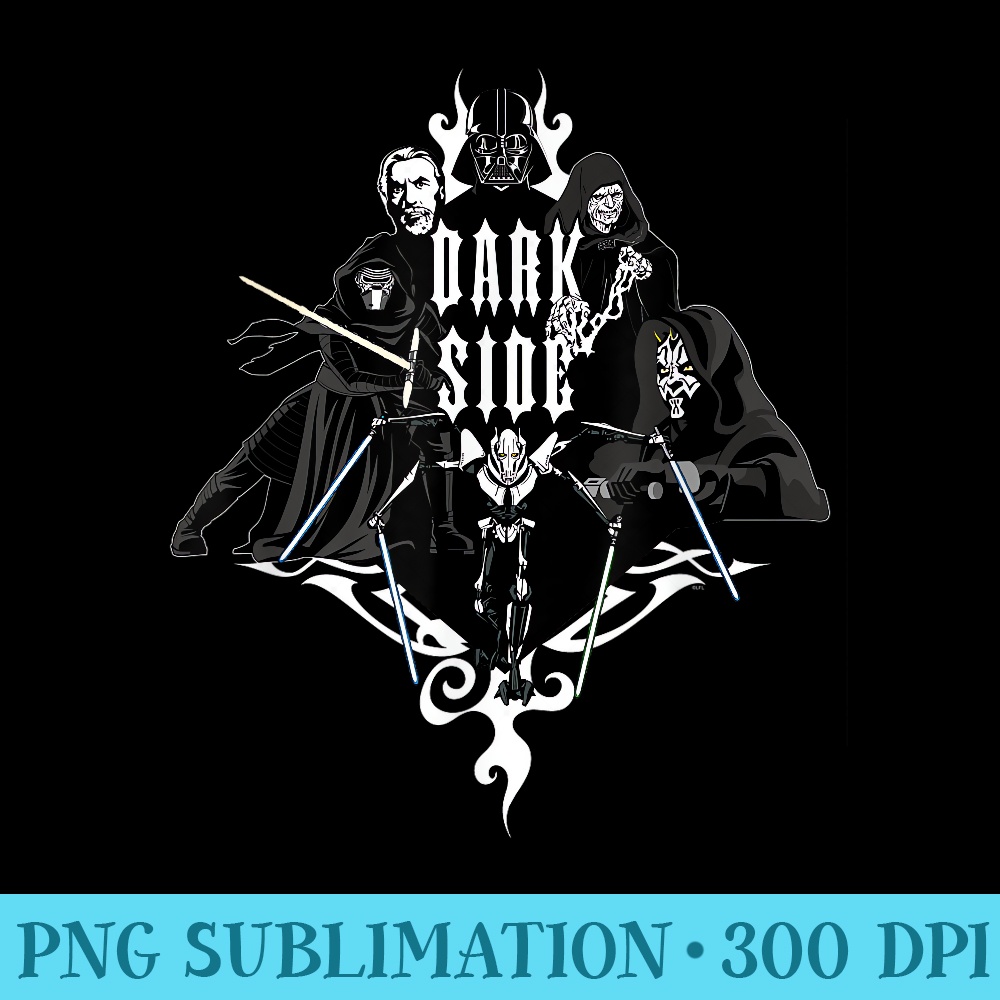 Star Wars Darth Vader Dark Side Galactic Villains Gothic - S | Inspire ...